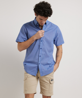 overhemd ruitjes dessin